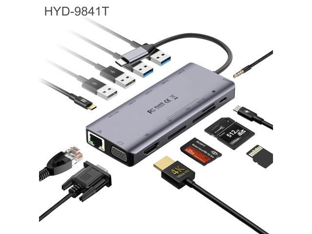 Click here for USB C Docking Station TYPE-C 7-in-1 HDMI PD Hub 9i... prices
