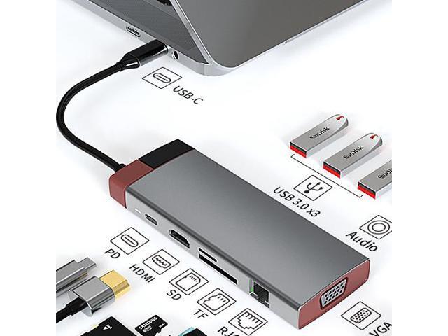 Click here for Metal 10-in-1 type-c docking station usb hub hub l... prices