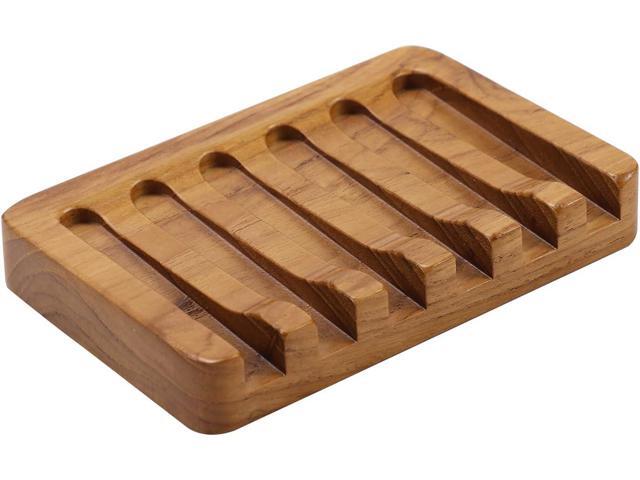 Click here for Tilted Waterfall Soap Dish by/  Teak Wood Bar Soap... prices