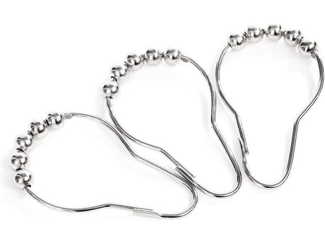 Click here for 12 Stainless Steel Shower Curtain Rings with Glide... prices
