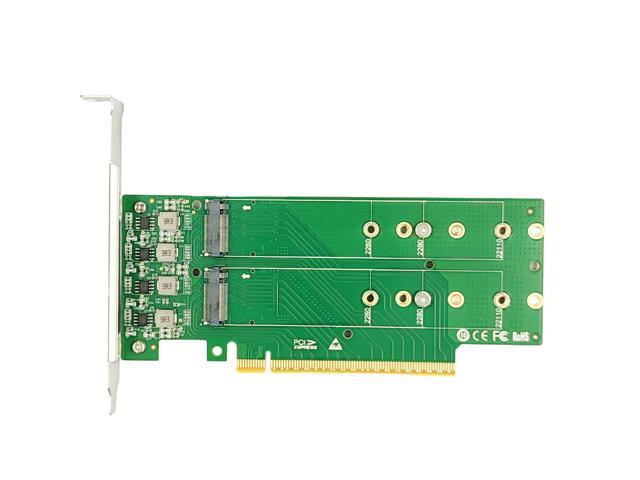Click here for eShinreal PCIe5.0 x16 to 4 Port M.2 NVMe SSDs Adap... prices