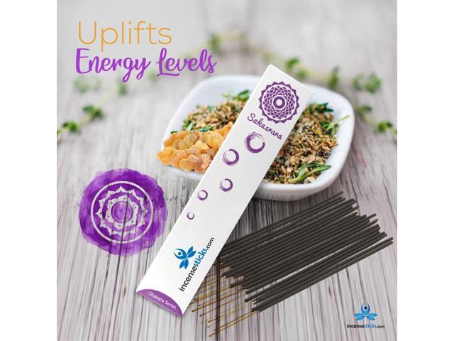 Click here for Sahasrara Incense 8 inch 12 Sticks (2 Packs) prices