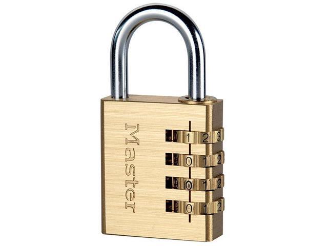 Click here for Master Lock - Brass Finish 40mm 4-Digit Combinatio... prices