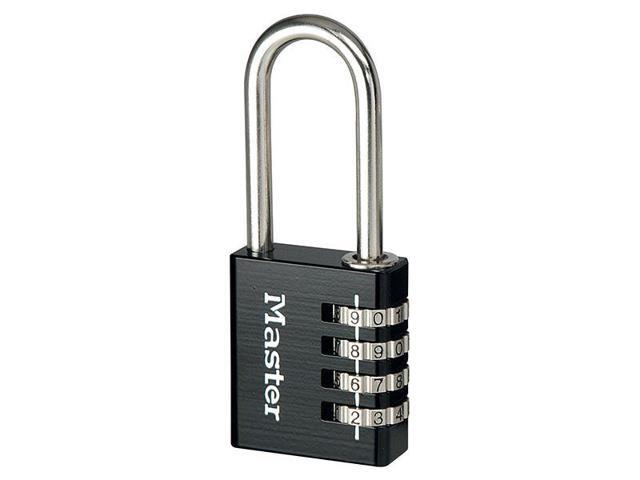Click here for Master Lock - Black Finish 40mm 4-Digit Combinatio... prices