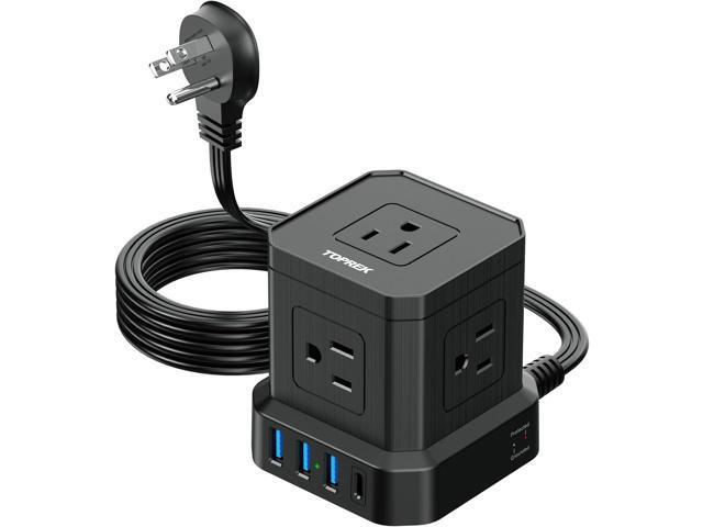 Click here for TOPREK Power Strip with USB  USB C (3.0A) Power St... prices