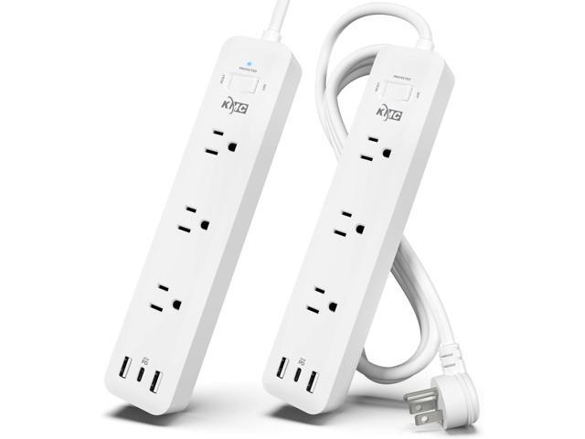 Click here for KMC USB-C PD Surge Protector 3-Outlet Power Strip... prices