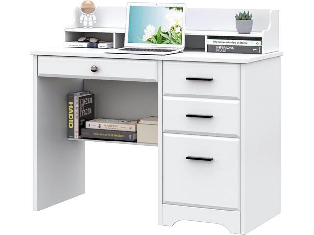 Click here for Catrimown Computer Desk with Storage Drawers and H... prices