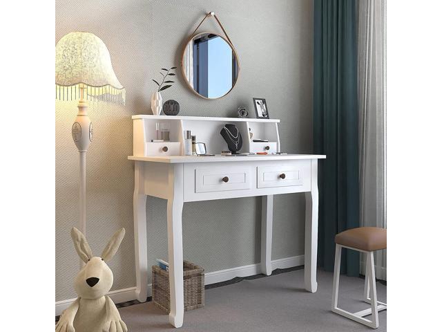 Click here for DMAITH Writing Desk with Storage Drawers  32 Inch... prices