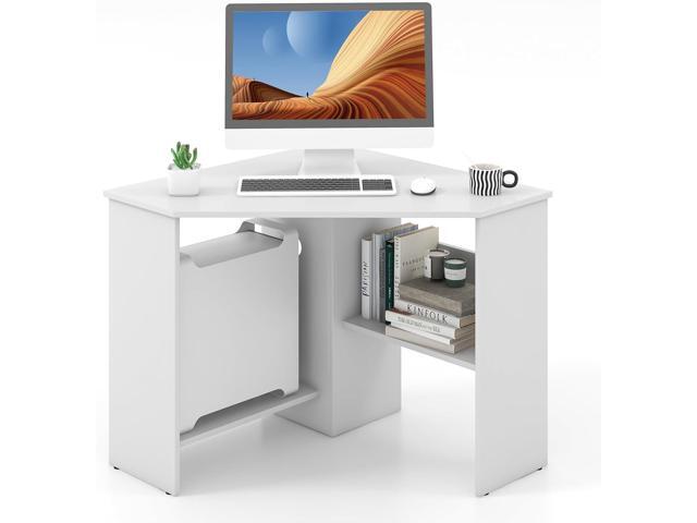 Click here for IFANNY Corner Computer Desk  90 Degrees Triangle D... prices