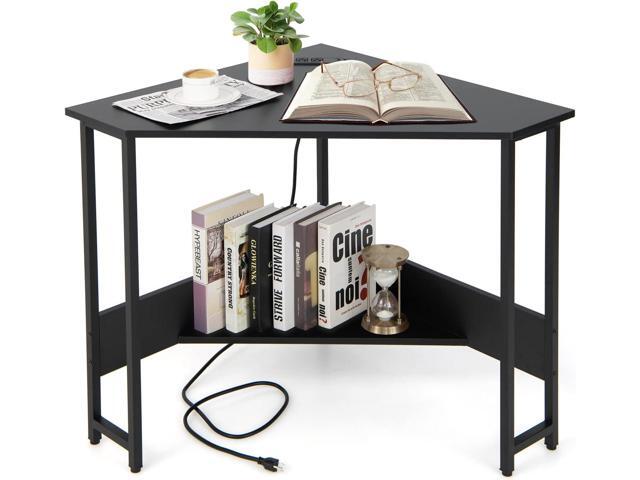 Click here for COSTWAY Corner Computer Desk  with USB Ports & Pow... prices