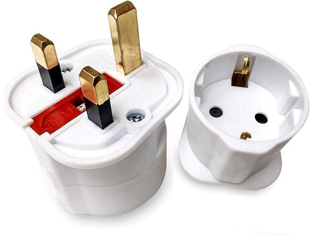 Click here for EU to UK Adapter Schuko Euro Socket 2 Pin to 13 Am... prices
