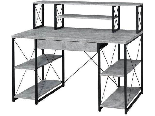 Click here for Acme Amiel Wooden 1-Drawer Writing Desk in Faux Co... prices