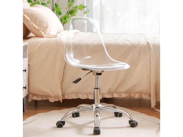 Click here for Giantex Acrylic Desk Chair  Clear Armless Office R... prices