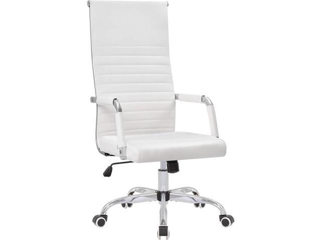 Click here for Ribbed Office High Back PU Leather Desk Adjustable... prices