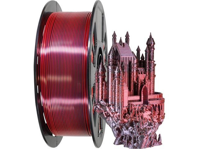 Click here for 3D Printing Silk PLA Shiny Red Black 2 Colors in 1... prices