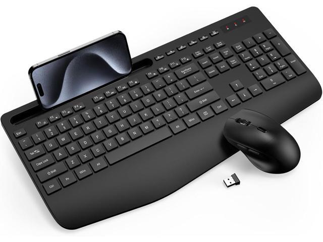 Click here for Wireless Keyboard and Mouse Combo - Full-Sized Erg... prices
