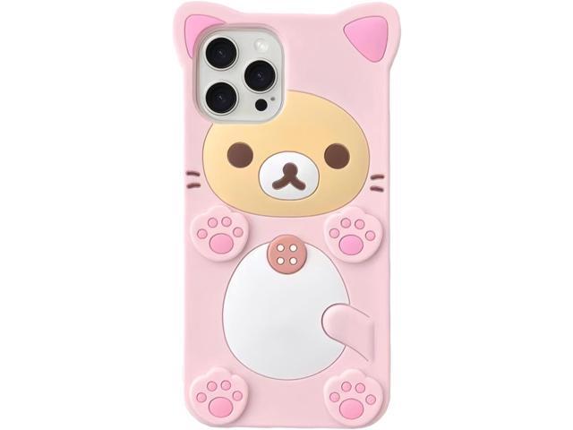Click here for 3D Cute Cartoon Bear Phone Case for iPhone 14 Pro... prices