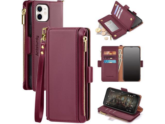 Click here for for iPhone 11 Wallet CaseRFID Blocking PU Leather... prices