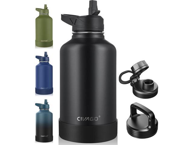 Click here for CIVAGO 64 oz Insulated Water Bottle With Straw  Ha... prices