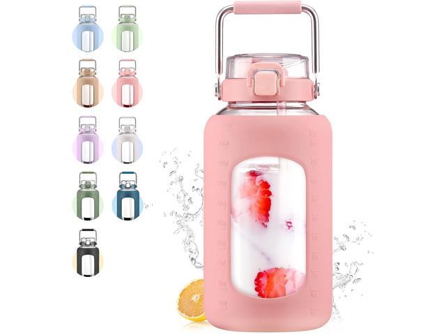 Click here for 84oz Glass Water Bottle with Stainless Steel Handl... prices