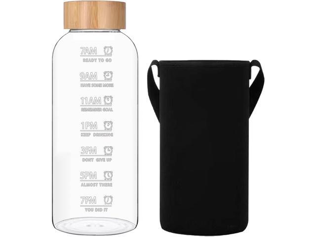 Click here for Glass Water Bottles 64 OZ - Large Borosilicate Reu... prices