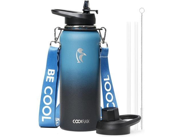 Click here for Coolflask Insulated Water Bottle with Strap  40 oz... prices