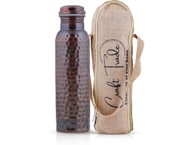 Click here for Craft Trade Pure Copper Bottle with Lid and Carry... prices