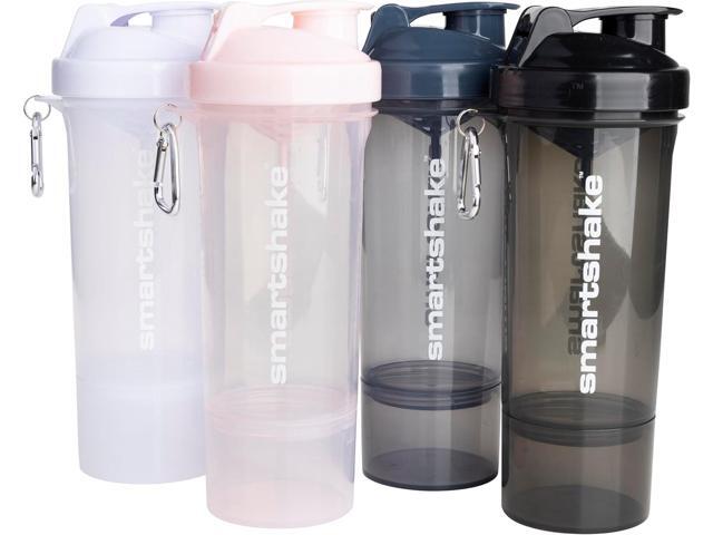 Click here for Smartshake Slim 4-Pack Protein Shaker Bottle 400 m... prices