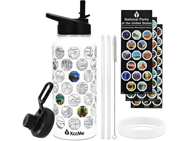 Click here for 63 National Parks Water Bottle with Stickers 32 oz... prices