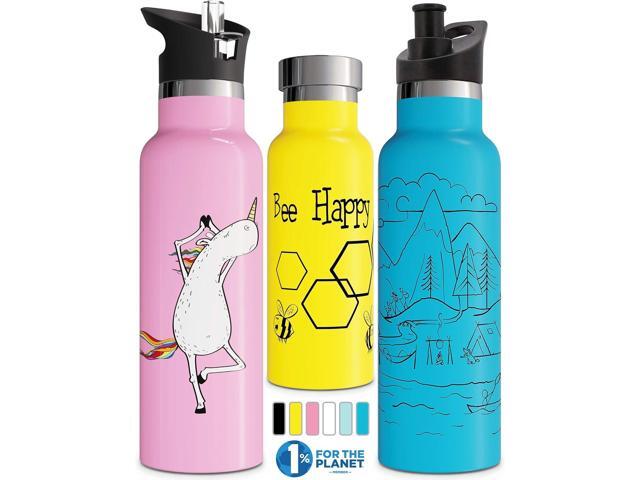 Click here for Kids Water Bottle Easy-Sip Straw Lid Leak-Proof In... prices