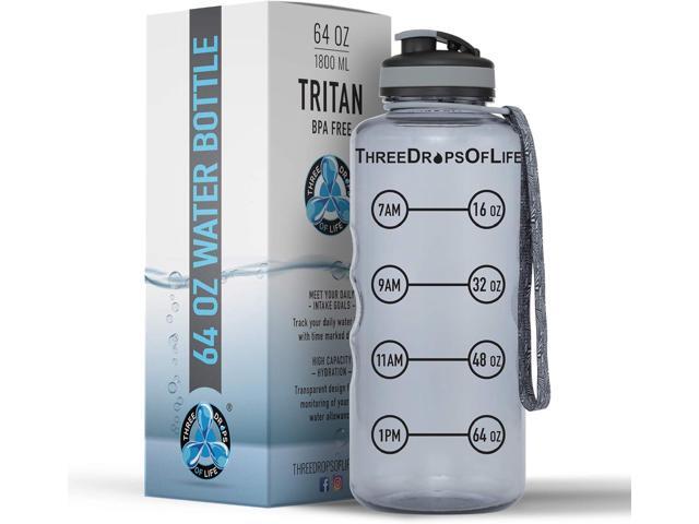Click here for 64oz Tritan Plastic Water Bottle  Large  Smoke Gra... prices
