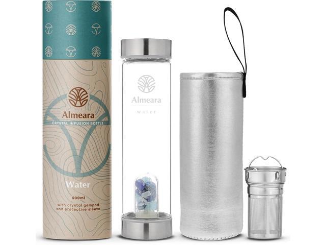 Click here for Almeara Crystal Water Bottle with Authentic Lapis... prices