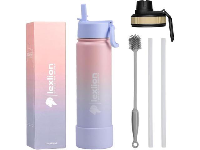 Click here for Lexlion Sport Water Bottle 22 Oz - 2 Lids (Straw l... prices