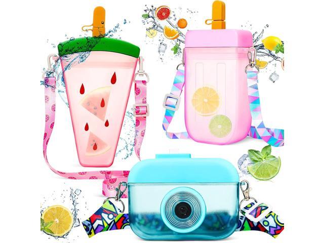 Click here for 3 Pieces Cute Water Bottles with Straws Creative K... prices