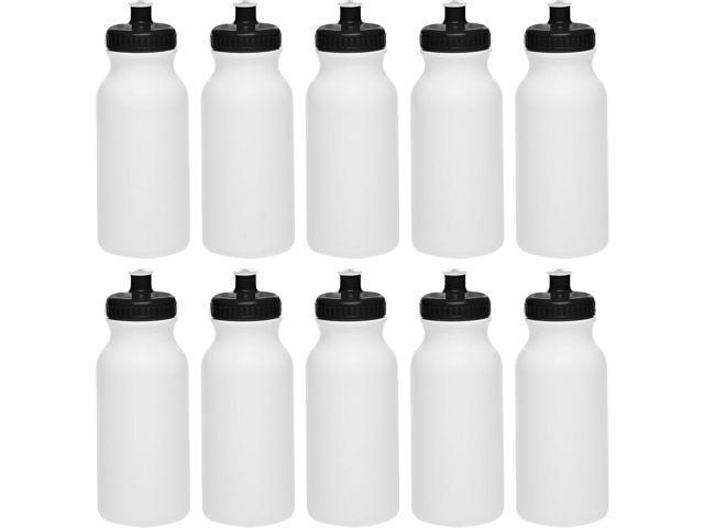Click here for DISCOUNT PROMOS White Water Bottles with Push Cap... prices