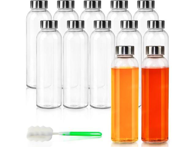 Click here for 12 Pack Glass Water Bottles  16oz Clear Glass with... prices