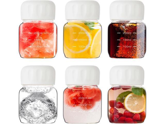 Click here for Danmu Glass Juice Bottles with Lids 10oz Juicing B... prices