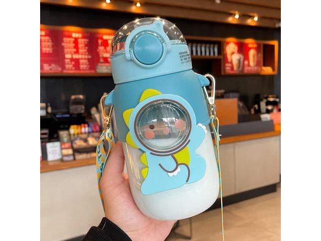Click here for Kawaii Bear Water Bottle with Straw and Shoulder S... prices