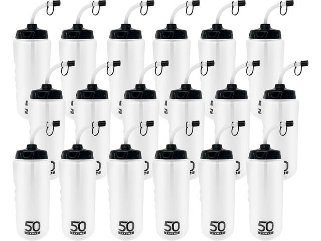 Click here for 50 Strong 1 Liter Water Bottle with Straw 18-Pack... prices