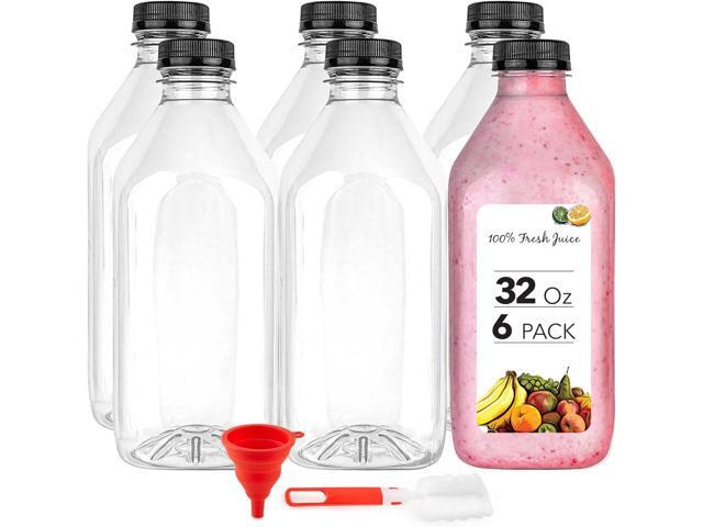 Click here for 32 Oz Juice Bottles with Caps (6 Pack) - Reusable... prices