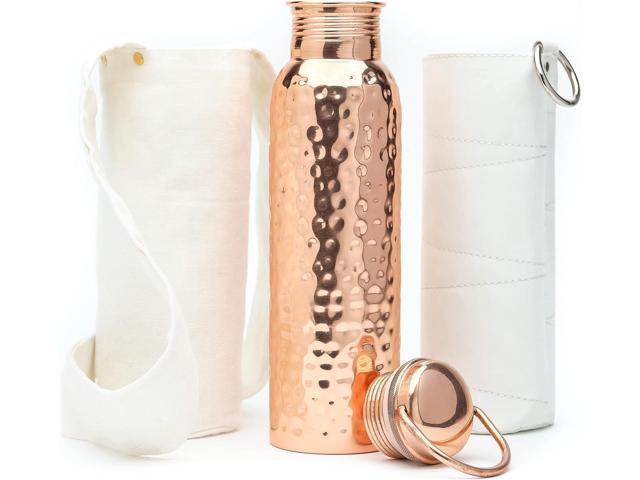 Click here for Authentic Ayurvedic Copper Water Bottle With Handl... prices