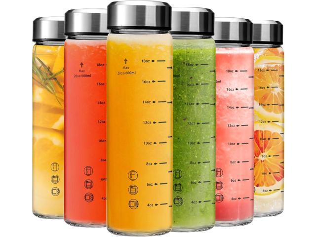 Click here for 20oz Glass Juice Bottles - 6 Pack Wide Mouth Glass... prices