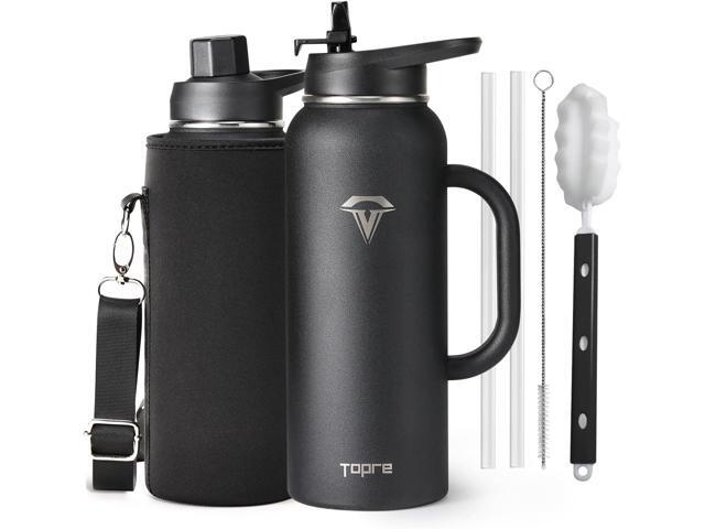 Click here for 40 oz Insulated Water Bottle with Straw and Lid  F... prices