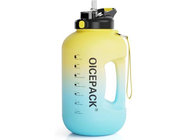 Click here for 1 Gallon Water Bottle with Straw & Chug lid (optio... prices