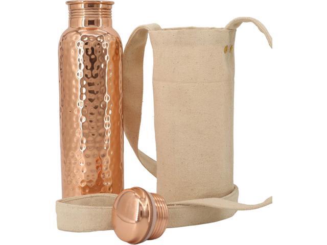 Click here for Copper Water Bottle (34oz/1000ml) w/a Carrying Can... prices