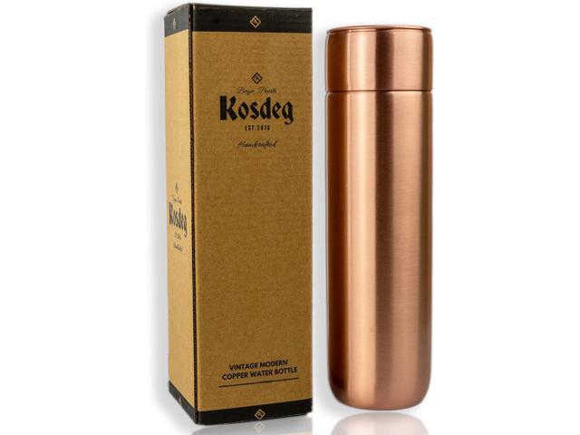Click here for Copper Water Bottle - 16oz Vintage Modern Design -... prices