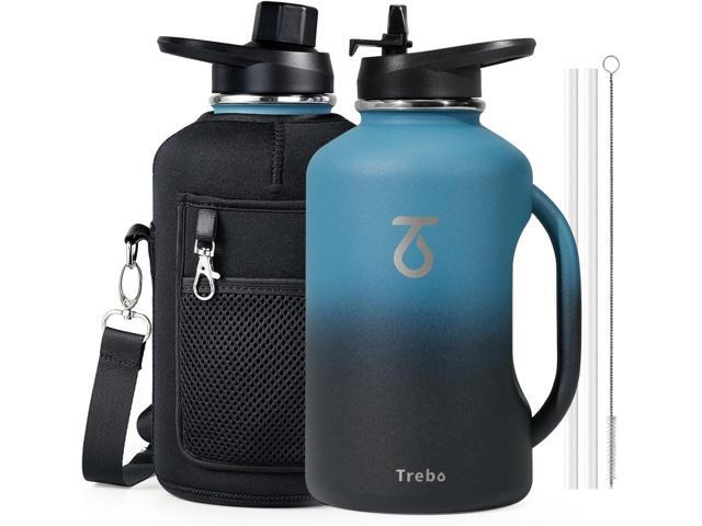 Click here for Trebo Half Gallon Water Bottle 64oz with Handle Do... prices