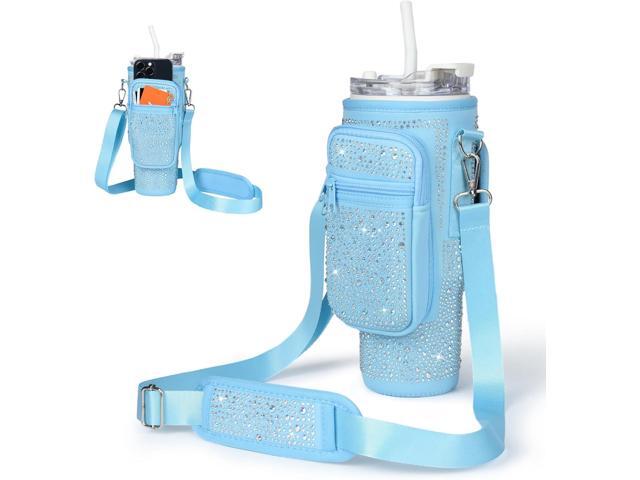 Click here for Bling Diamond Water Bottle Carrier Bag with Phone... prices