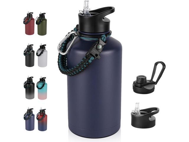 Click here for 64 oz Insulated Water Bottle with Straw & Spout Li... prices