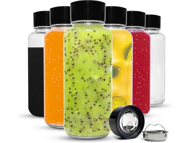 Click here for purifyou 32oz Clear Glass Water Bottles for Fridge... prices